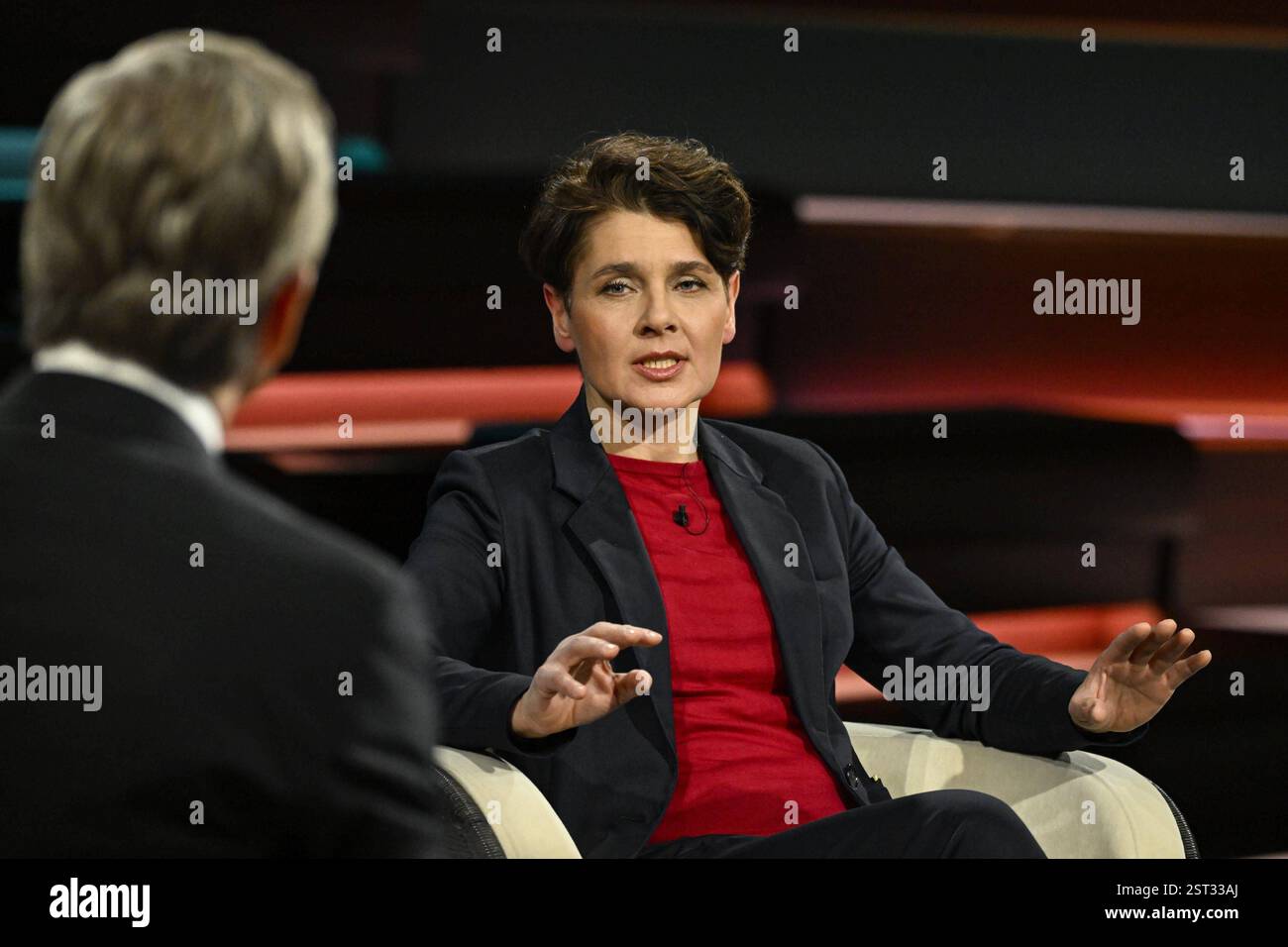 Markus Lanz und Anna Lehmann 02/25 ihr Markus Lanz und Anna Lehmann am ...