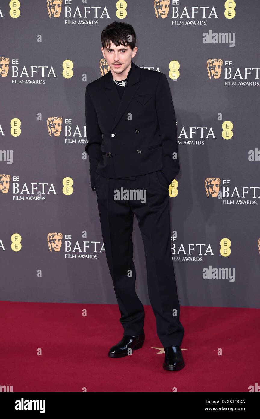 Timothee Chalamet bei der Verleihung der BAFTA Film Awards 2025 / 78 ...