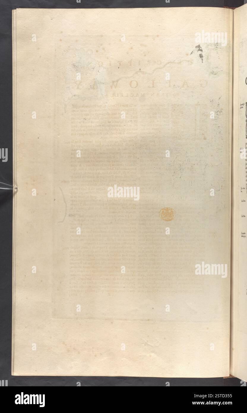 Eine Karte aus „Le Grand Atlas, Band 6“ von Joan Blaeu, Teil der topographischen Sammlung von ...