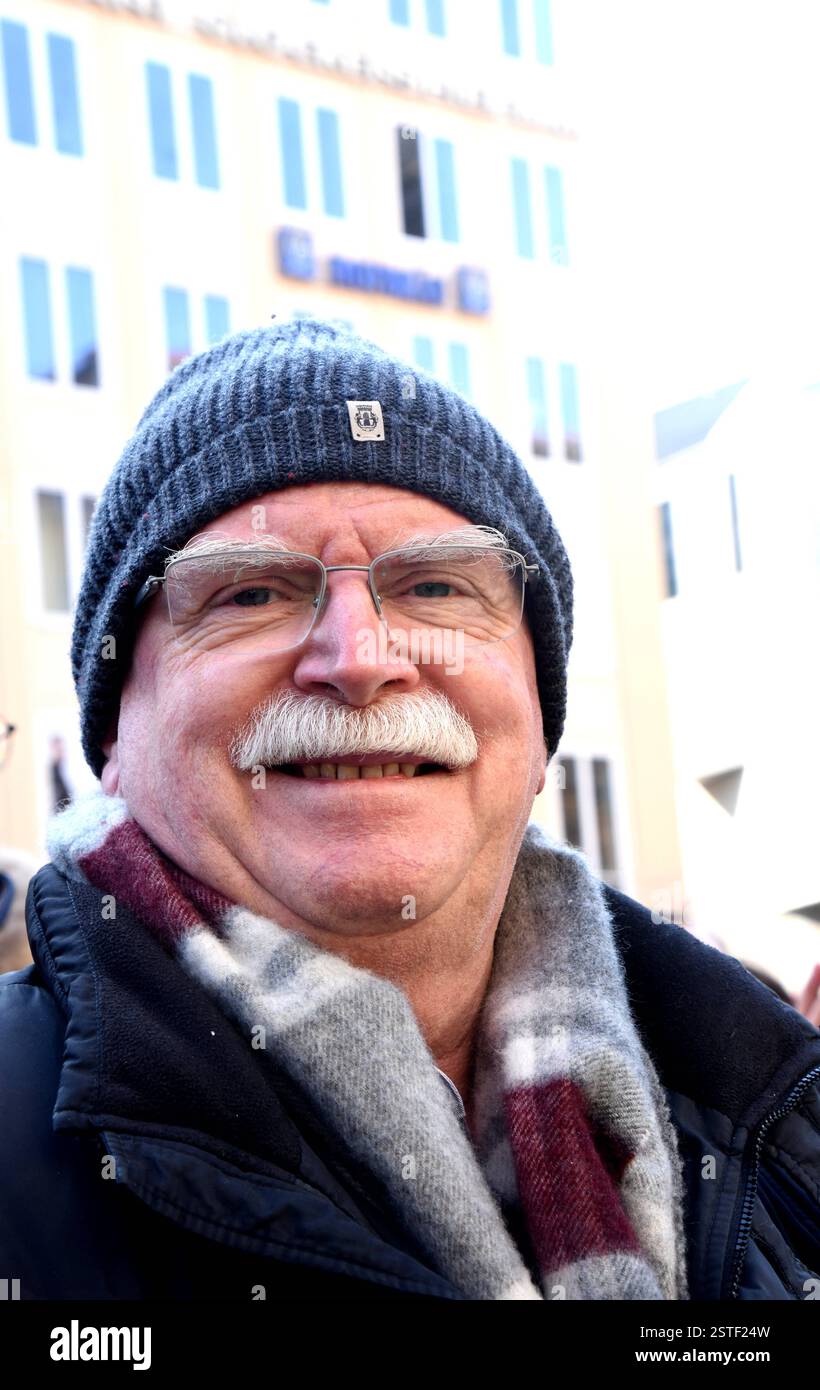 Dr. Martin Zeil FDP Minister A.D. Muenchen 18.02.2025 Marienplatz ...