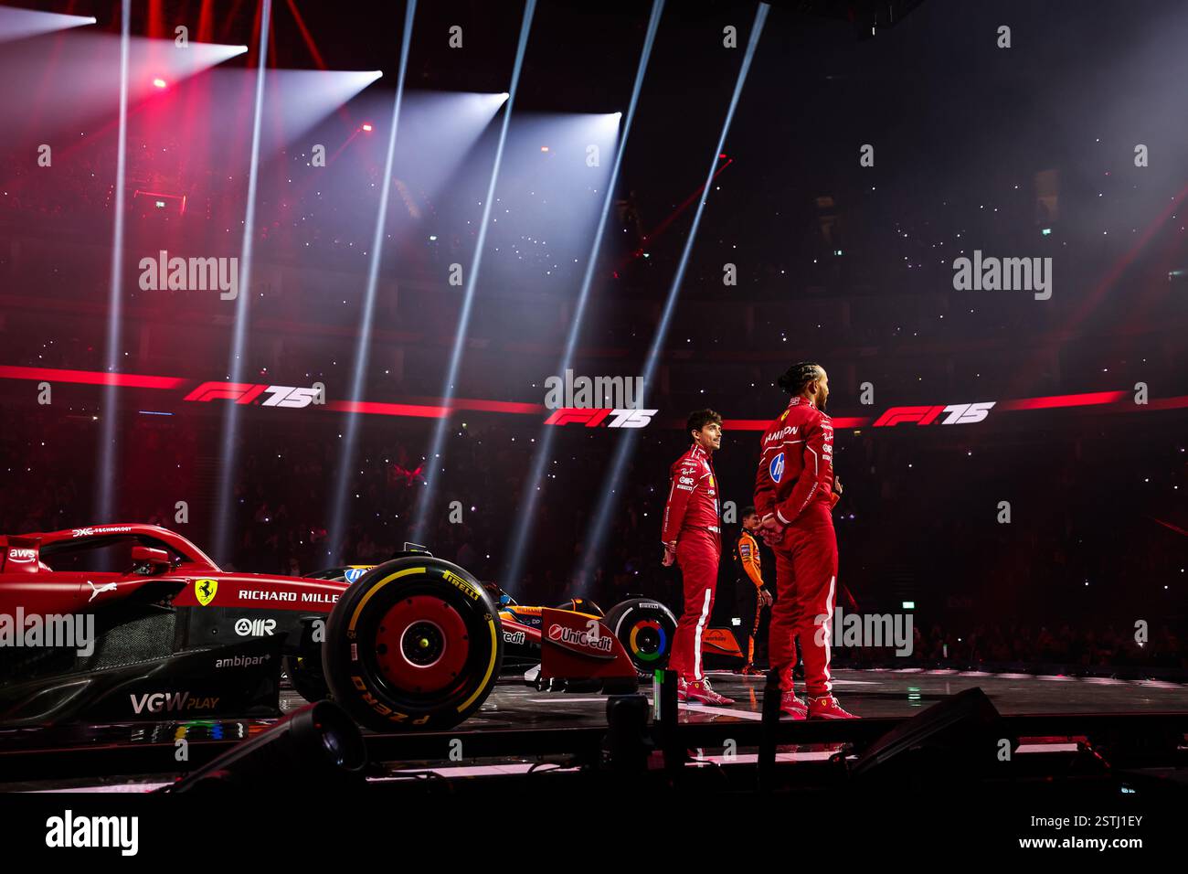 London, Vereinigtes Königreich, 18. Februar 2025, Scuderia Ferrari SF ...