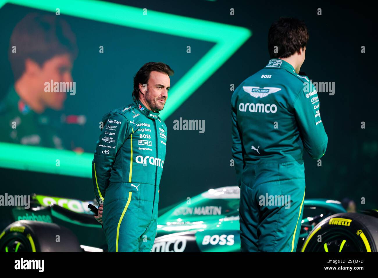 London, Großbritannien, 18. Februar 2025, Aston Martin F1 Team AMR25 ...