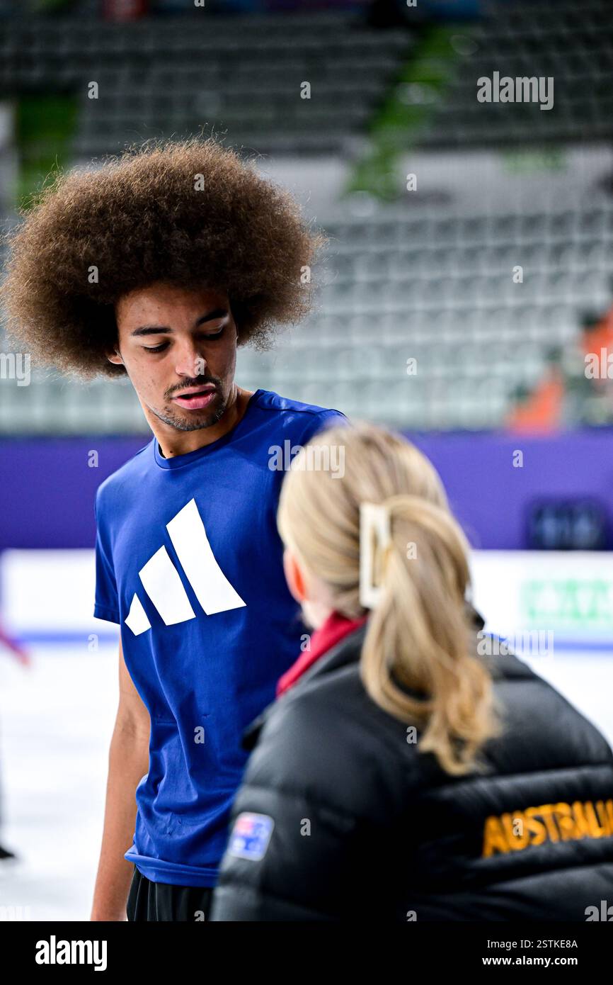 Darian KAPTICH (aus), während des Männertrainings, bei der ISU Four ...