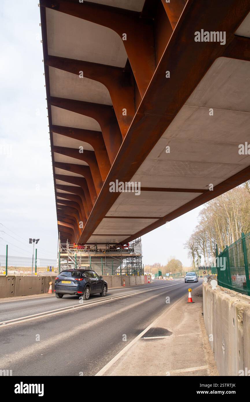 Wendover, Großbritannien. Februar 2025. HS2 High Speed Rail setzt die ...