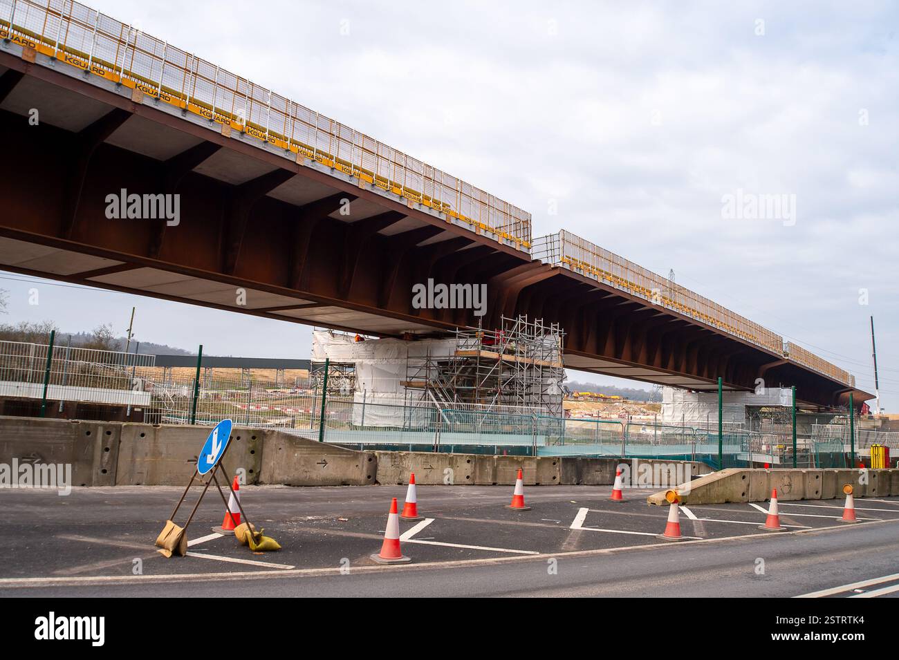 Wendover, Großbritannien. Februar 2025. HS2 High Speed Rail setzt die ...