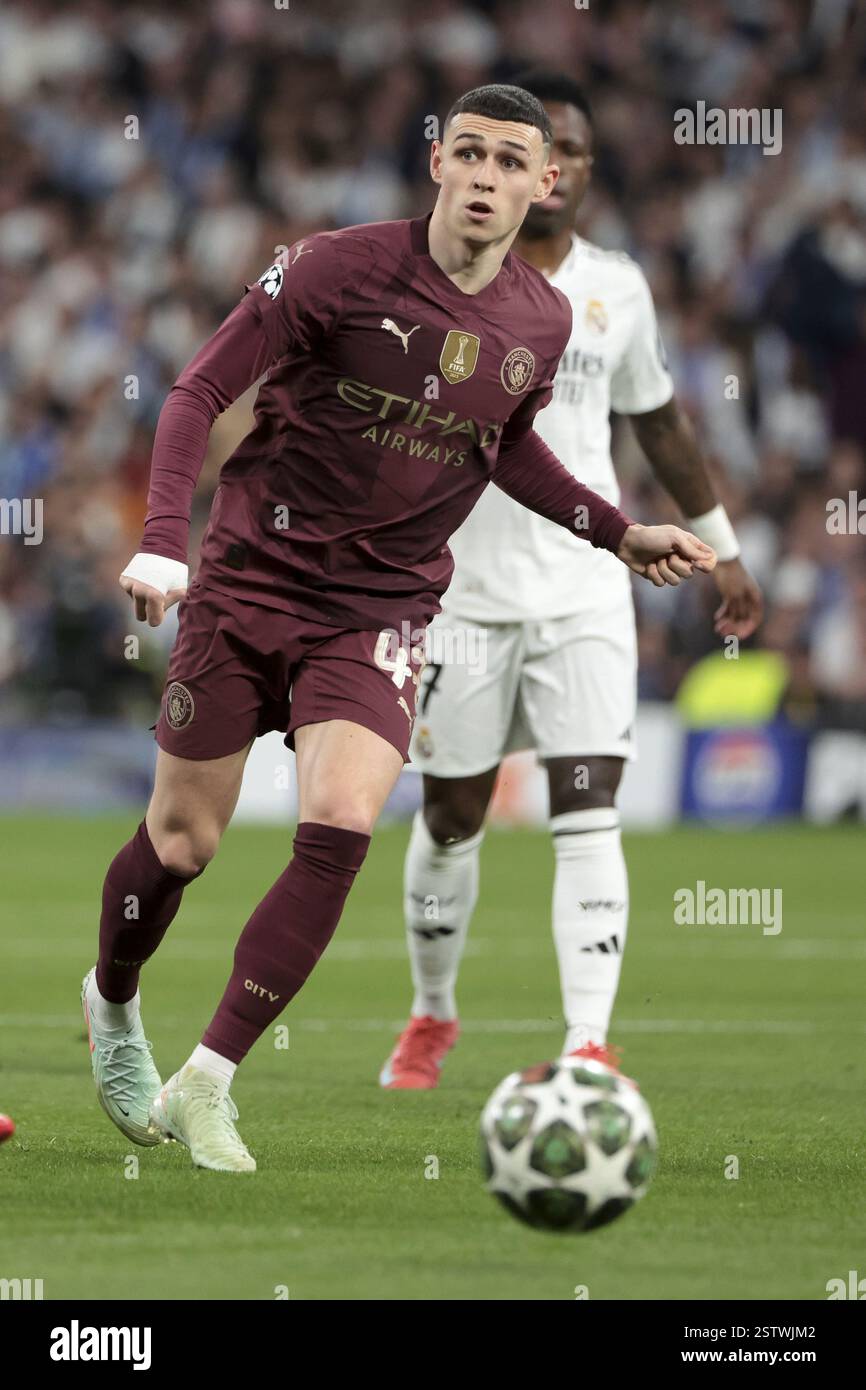Phil Foden von Manchester City während der UEFA Champions League, K.-o ...