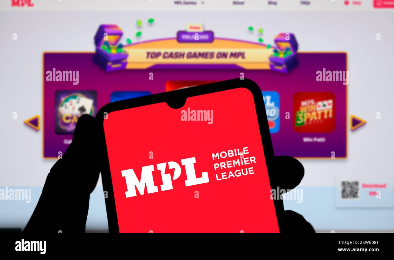 Dhaka, bangladesch - 17. November 2024: Das MPL-Logo wird auf dem Smartphone angezeigt. Die ...