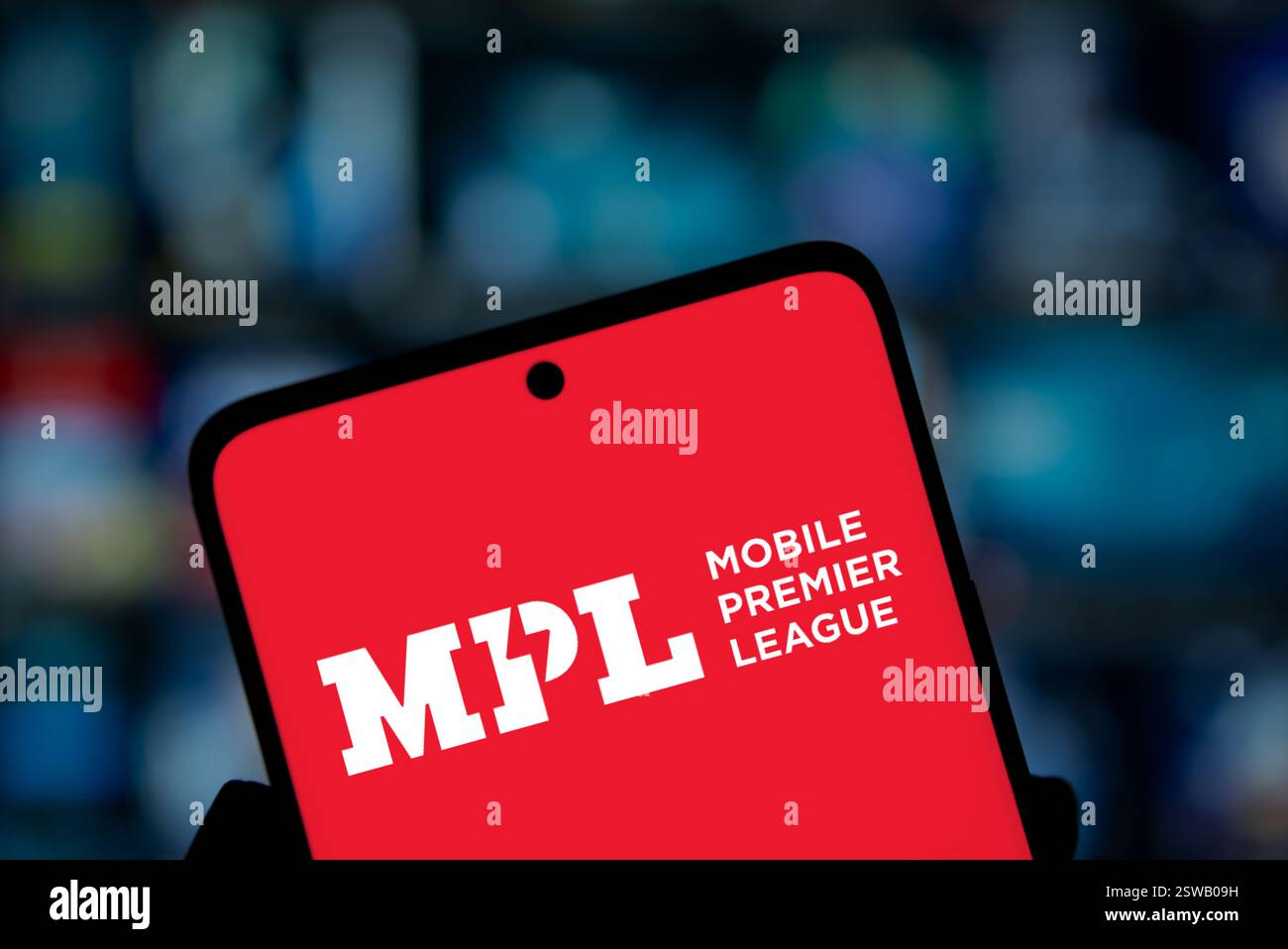 dhaka, bangladesch - 17. November 2024: Das MPL-Logo wird auf dem Smartphone angezeigt. Die ...