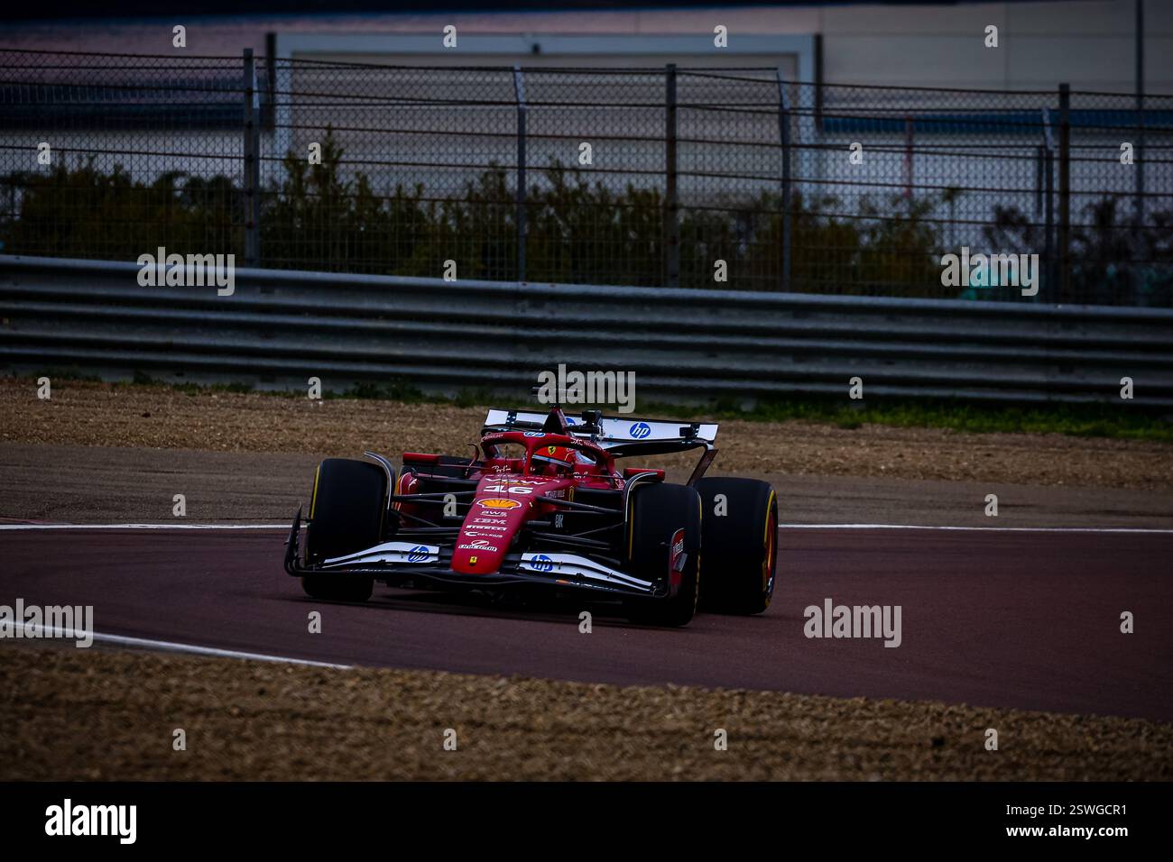 #16 Charles Leclerc, Scuderia Ferrari, fährt am 19. Februar 2025 ...