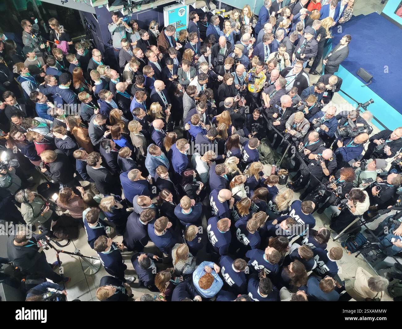 Bundestagswahl 2025 - CDU Wahlparty bei der Bundestagswahl Berlin, 23.2 ...