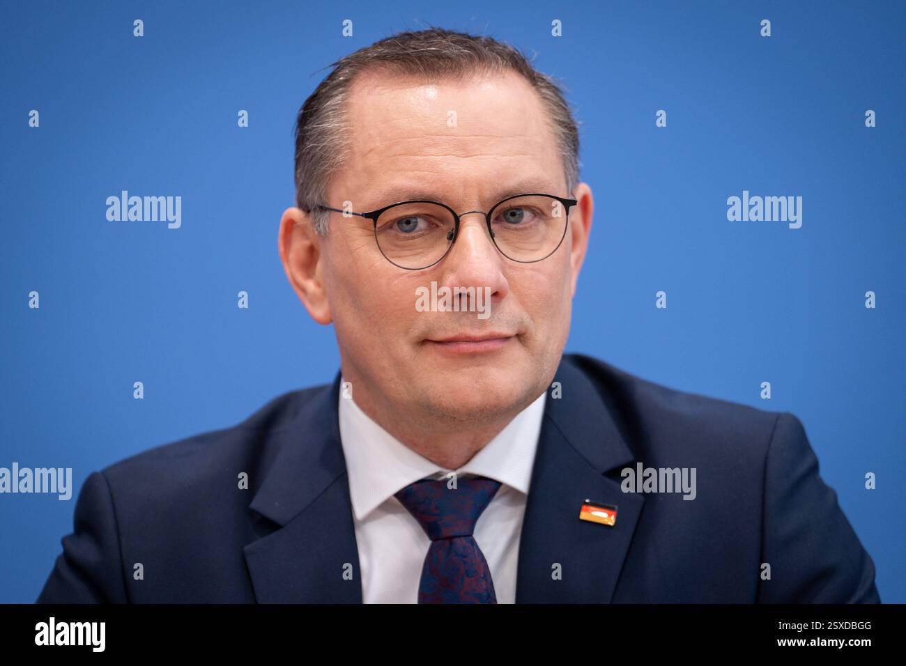 Bundespressekonferenz AfD - zu den Bundestagswahlen Tino Chrupalla, Bundesprecher der AfD im ...