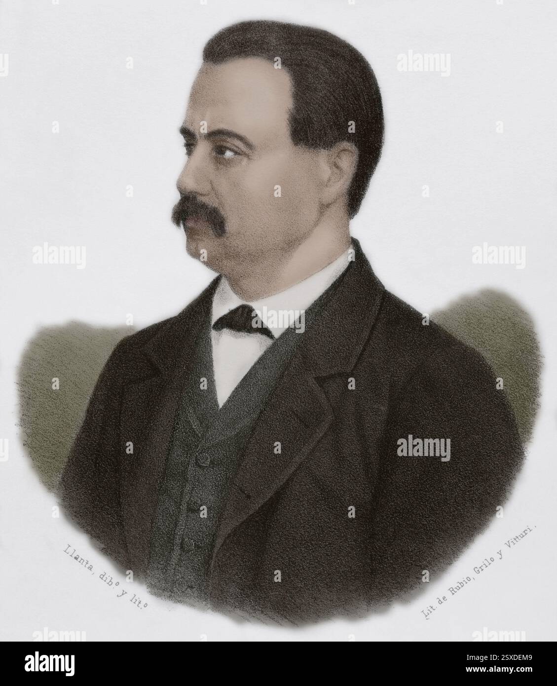 Antonio Cánovas del Castillo (1828-1897). Spanischer Politiker und ...