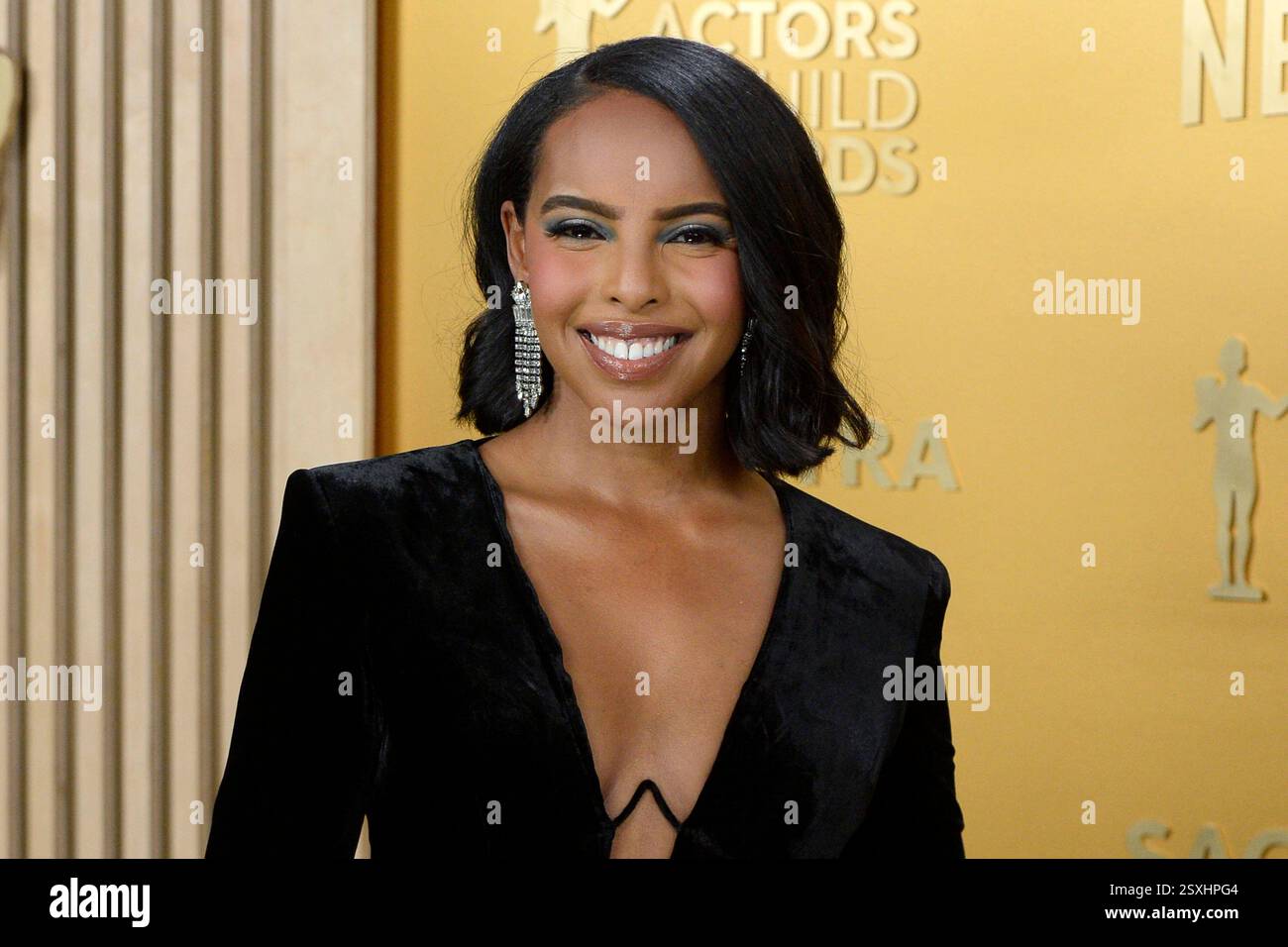 Mona Kosar Abdi bei der Verleihung der 31. Screen Actors Guild Awards 2025 im Shrine Auditorium ...