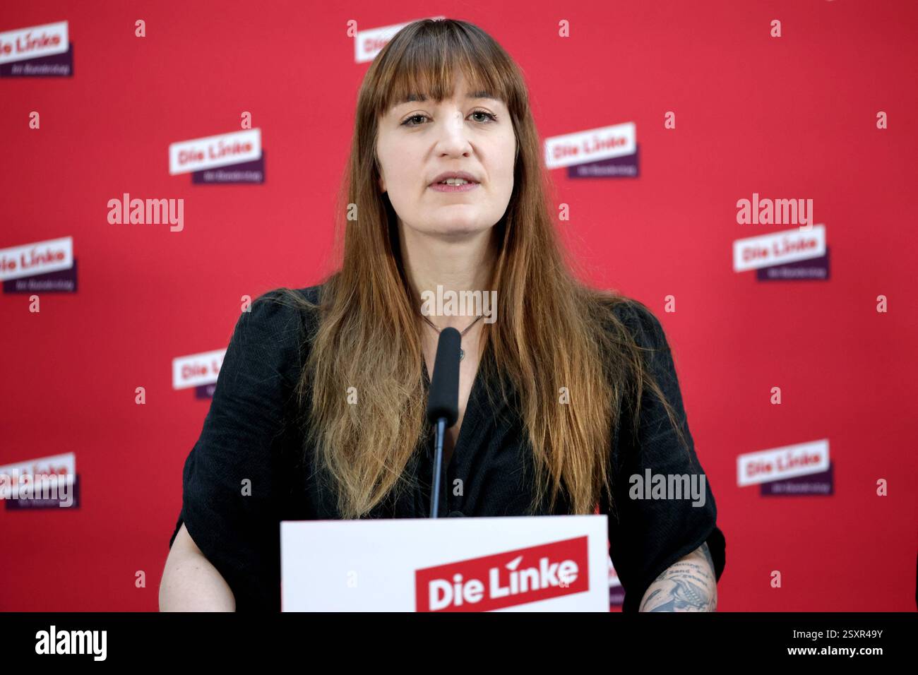 Heidi Reichinnek, Fraktionsvorsitzende der Partei DIE LINKE im ...