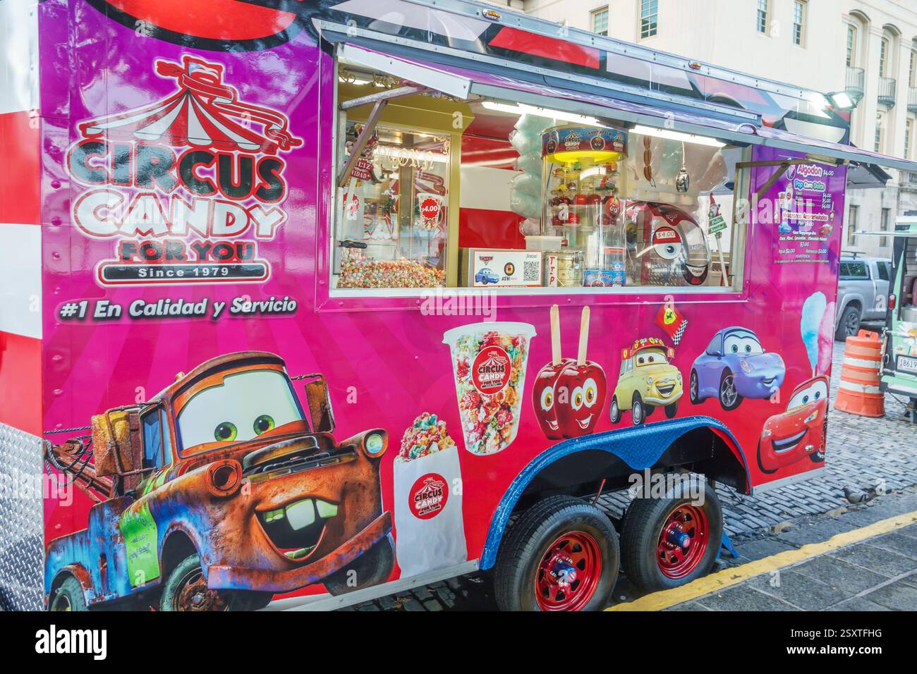San Juan Puerto Rico, Viejo Old San Juan, Plaza Licenciado Eugenio Maria de Hostos, Circus Candy ...