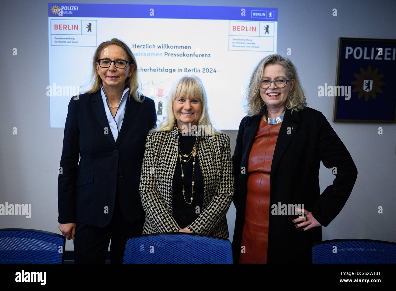 Berlin, Deutschland. Februar 2025. Polizeikommissarin Barbara Slowik ...
