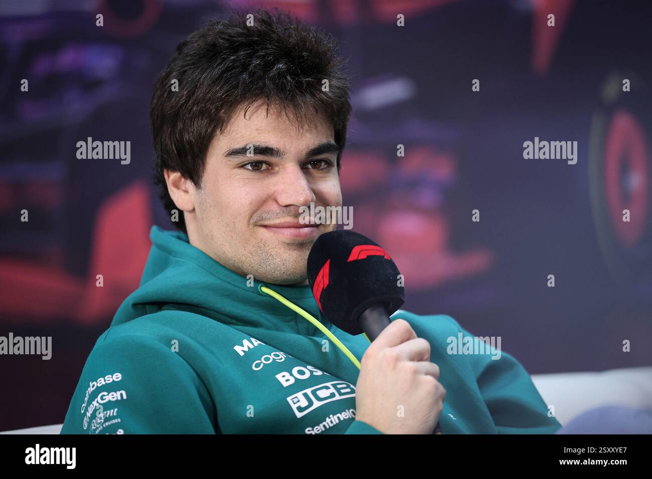 WALK Lance (CAN), Aston Martin F1 Team AMR25, Porträt während der ...