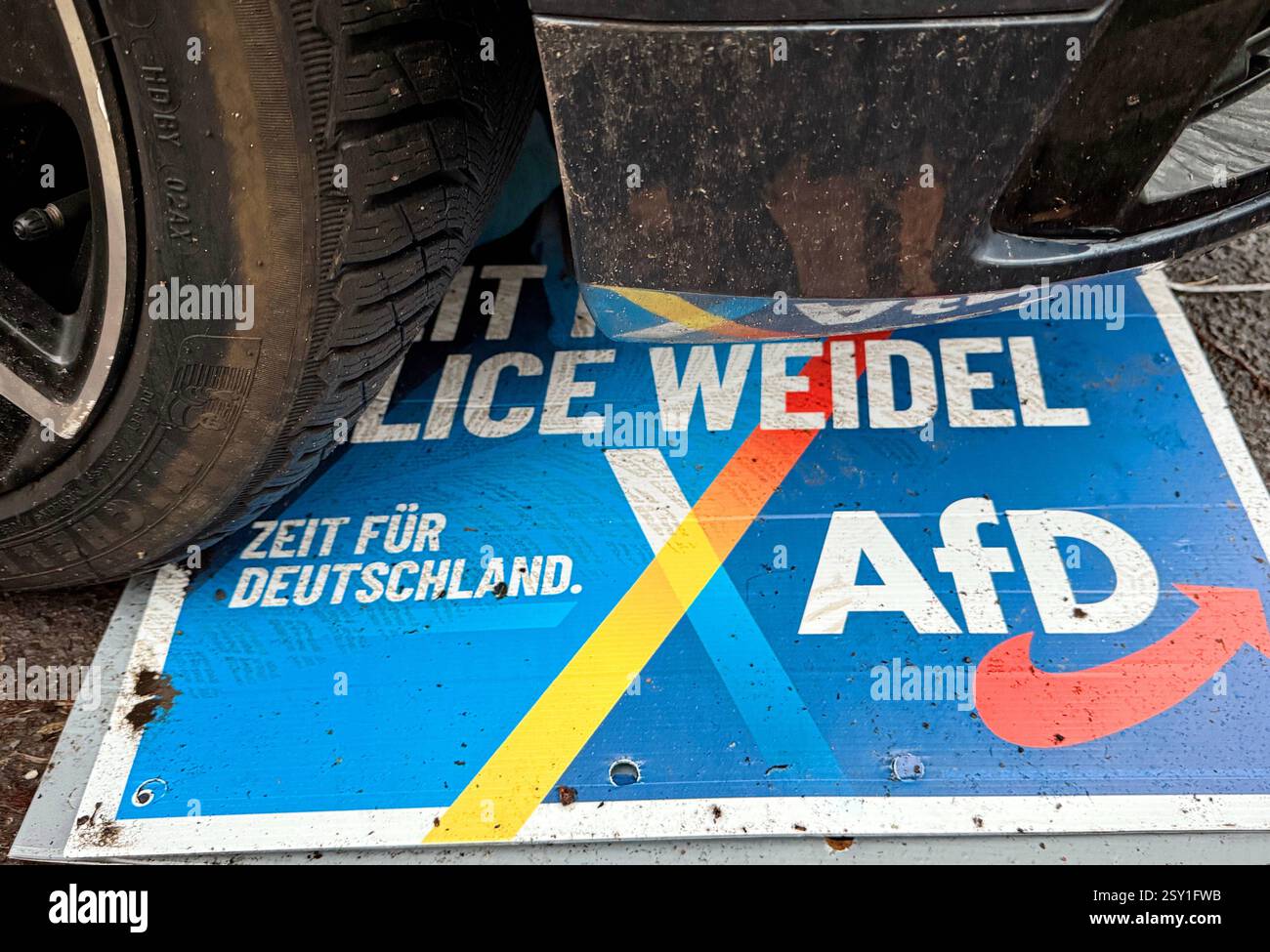 Wahlplakat AfD GER, Berlin, 20250226, Plakat der AfD, Alice Weidel ...