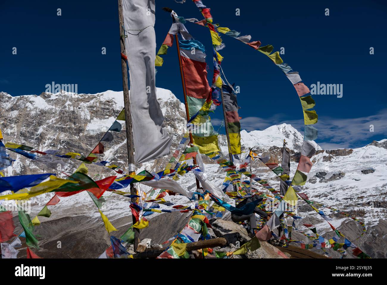 Tsergo Ri, Kyanjin, Langtang, Nepal - 17. Oktober 2024 : Trekker ...