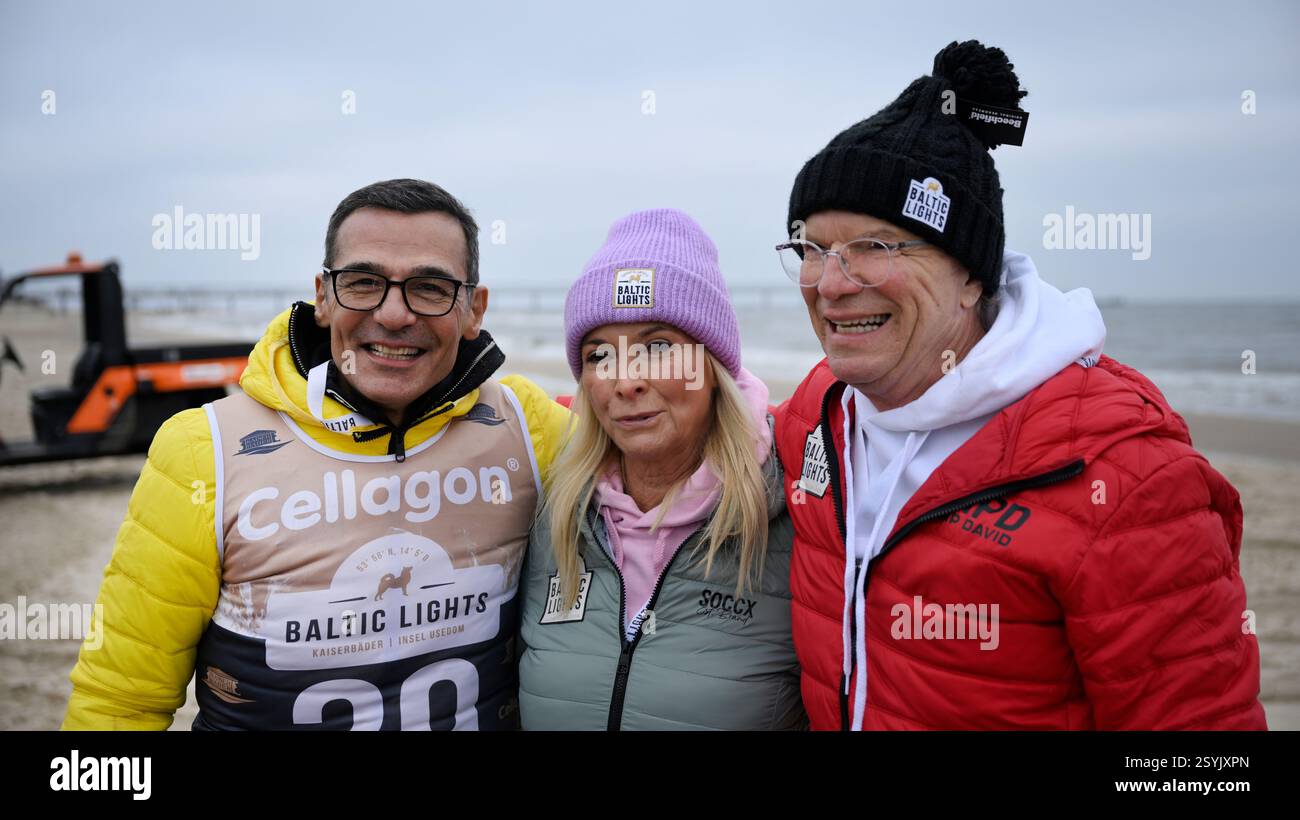 Heringsdorf, Deutschland. März 2025. Die Schauspieler Erol Sander (l-r ...
