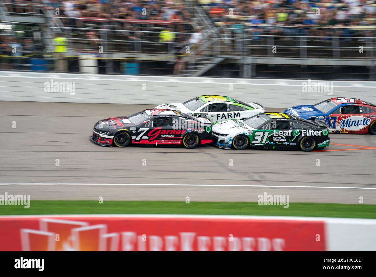 Justin Haley (31), Fahrer der NASCAR Cup Series, begibt sich auf dem ...