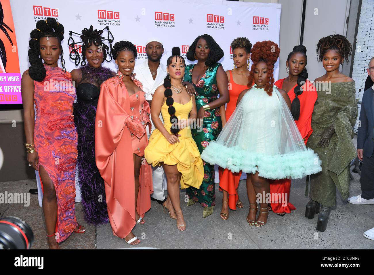 New York, USA. Oktober 2023. Rachel Christopher, Zenzi Williams ...