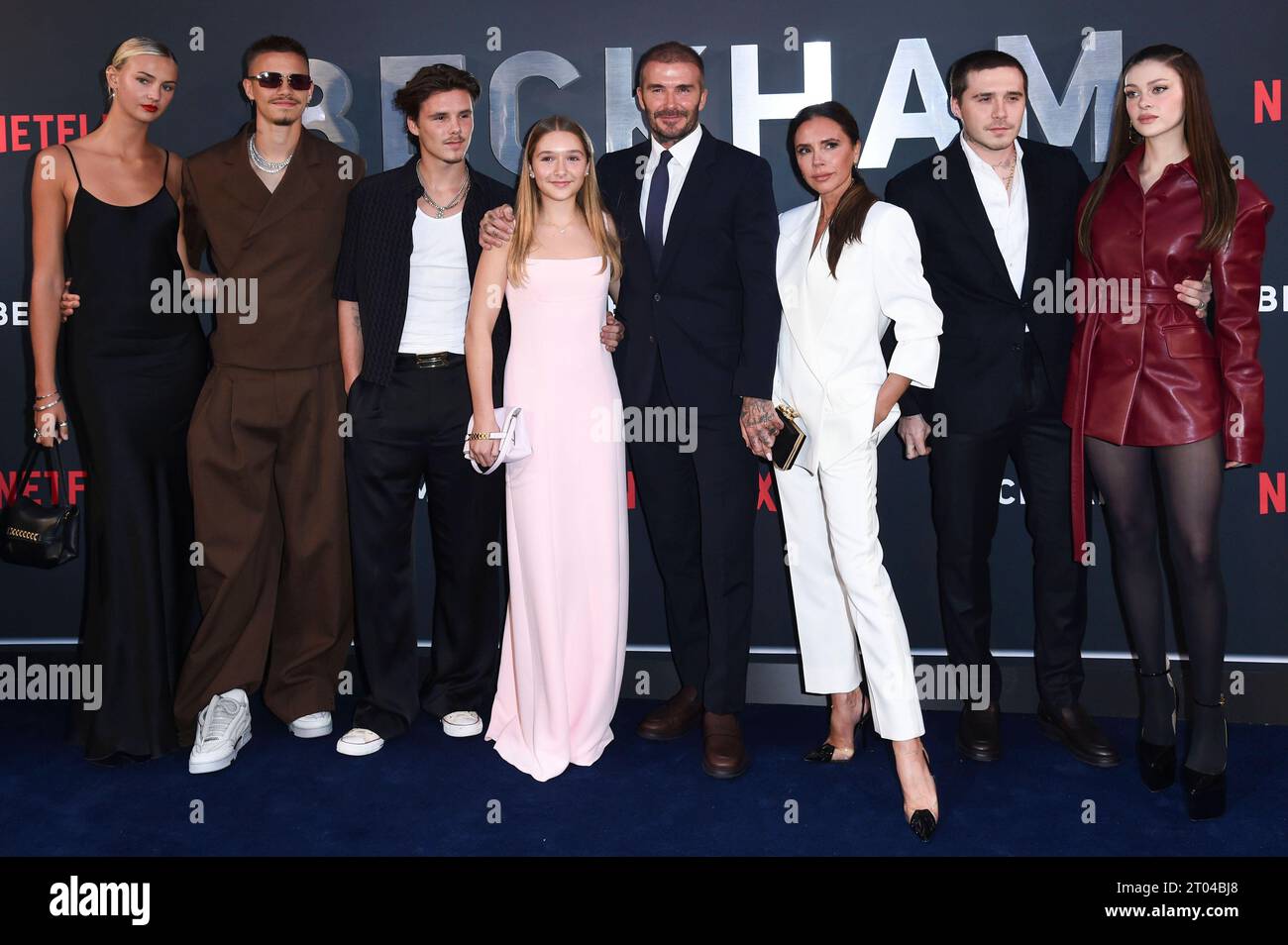 Mia Regan, Romeo Beckham, Cruz Beckham, Harper Beckham, David Beckham ...