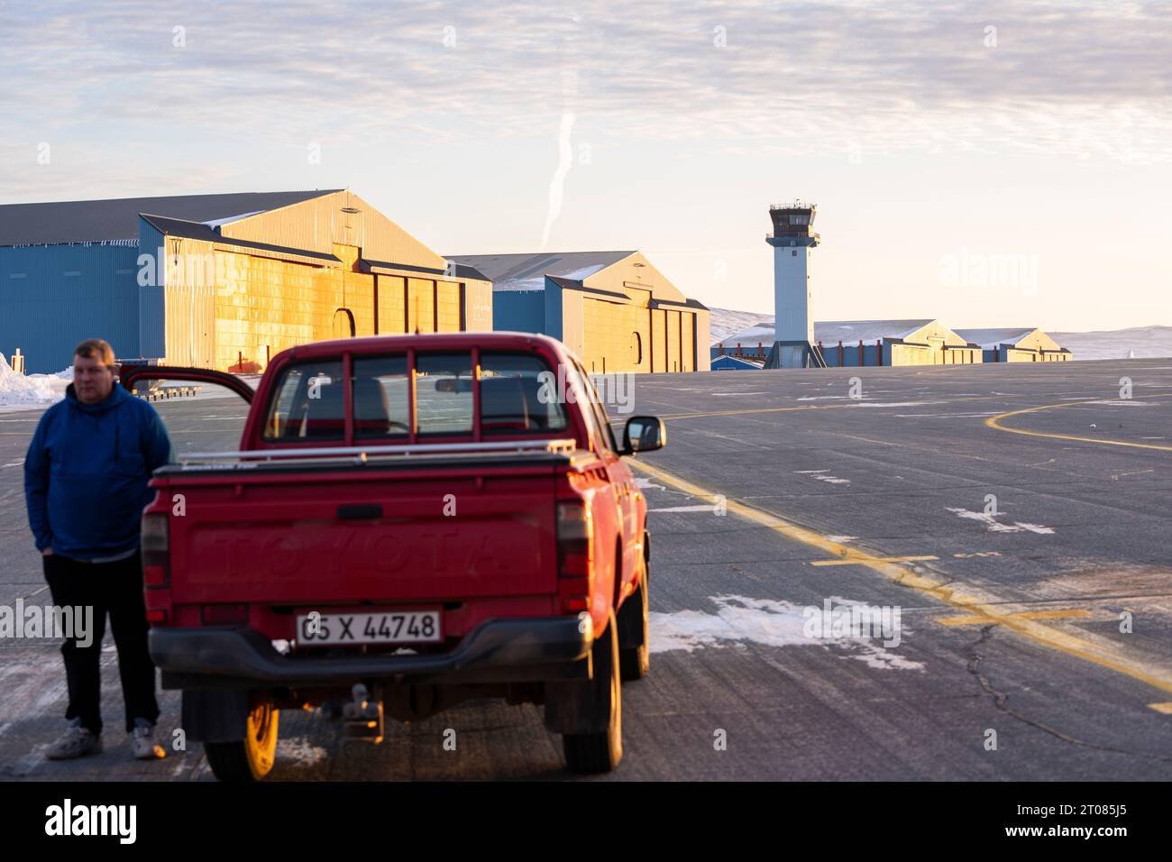 Pituffik Space Base (ehemals Thule Air Base) in Nordgrönland, Mittwoch ...