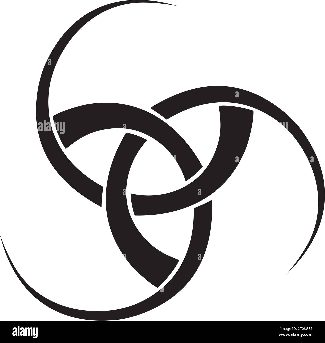 Keltischer Knoten und Triskelion Circle - keltisches Symbol Trinity Heilige Geometrie Energie ...