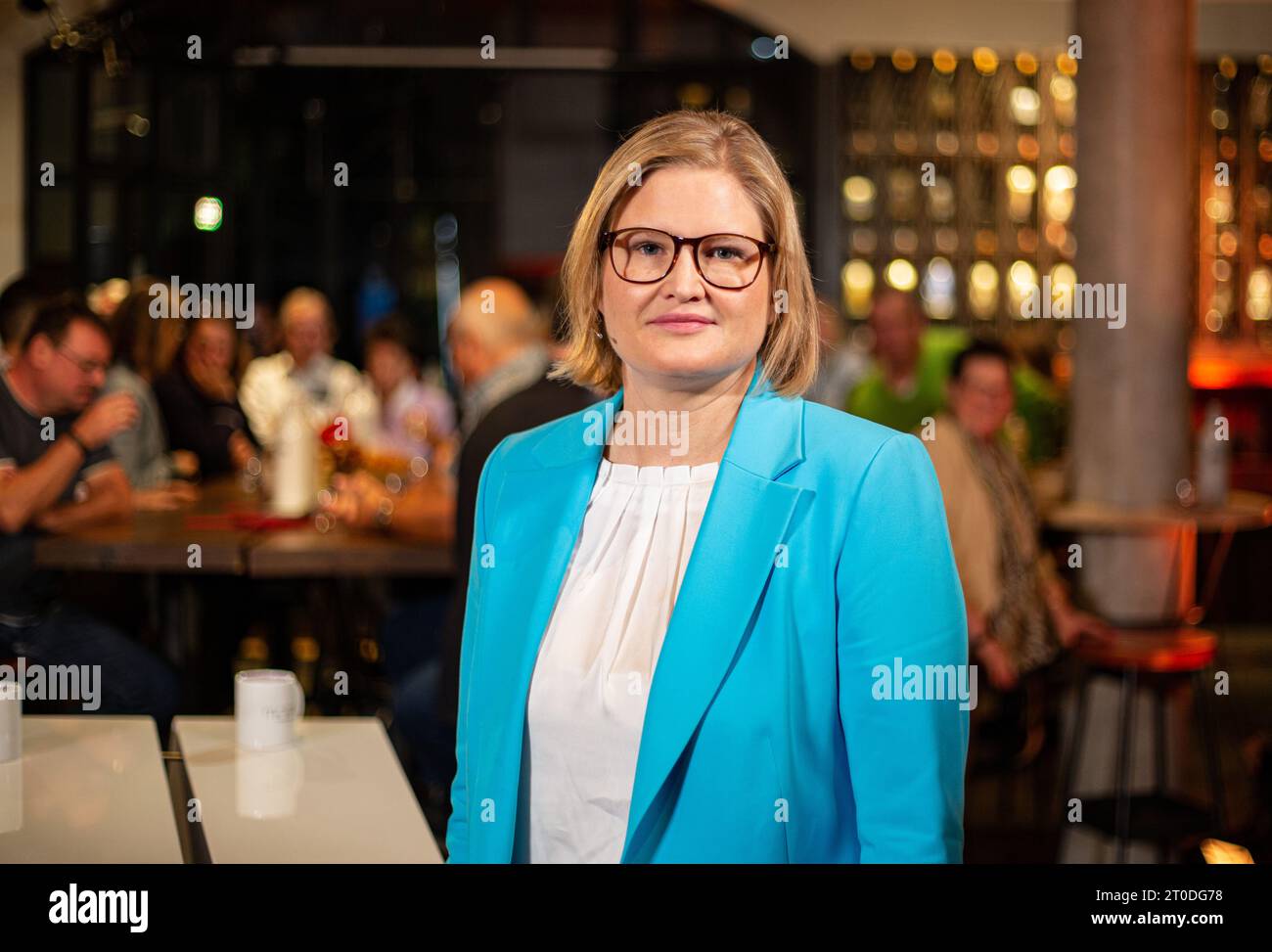 Katrin Ebner-Steiner ( AfD ) bei der ZDF Morgenmagazin zur Bayerischen ...