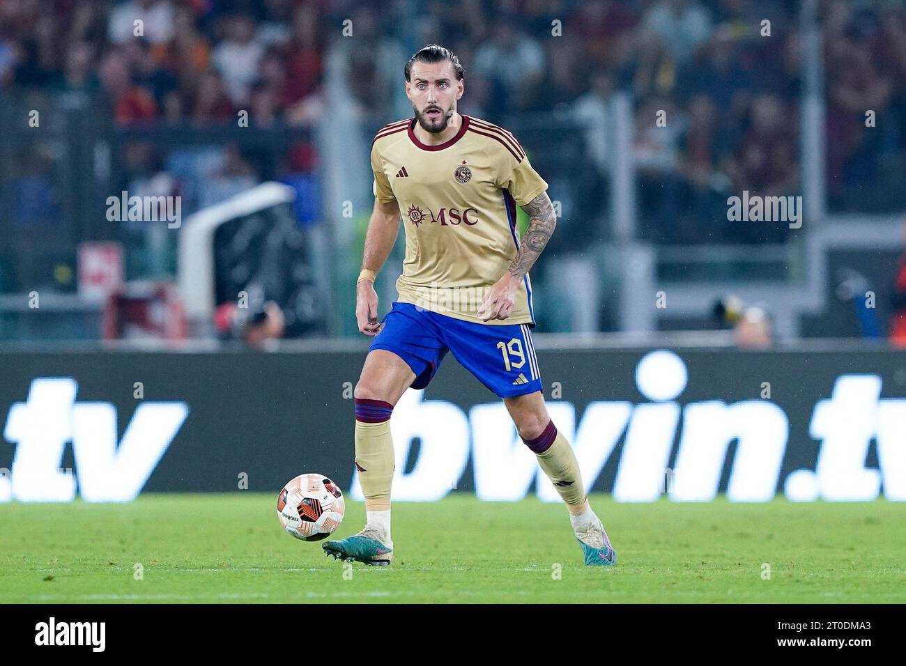 Rom, Italien. Oktober 2023. Yoan Severin vom Servette FC während des ...