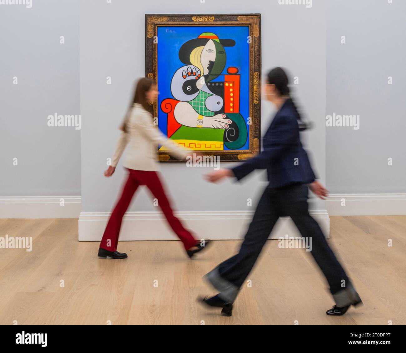 London, Großbritannien. Oktober 2023. Pablo Picassos Meisterwerk Femme à la Montre von 1932, das ...