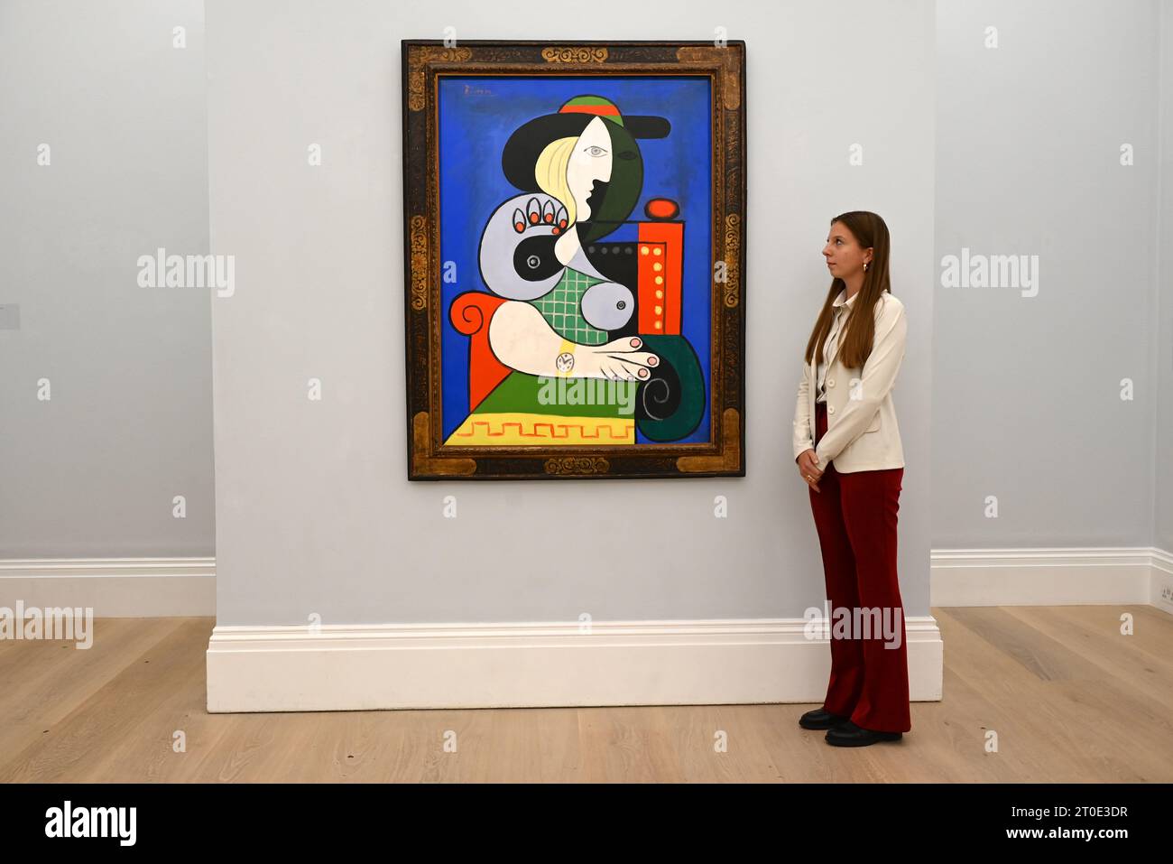 Pablo Picassos Femme a la Montre, von 1932, dem goldenen Jahr des Künstlers, wird dieses ...