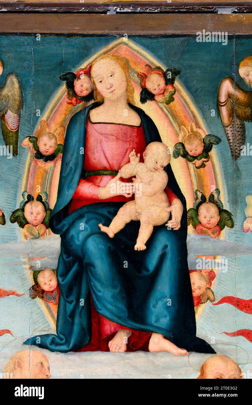 Gemalte madonna mit kind von perugino -Fotos und -Bildmaterial in hoher Auflösung – Alamy