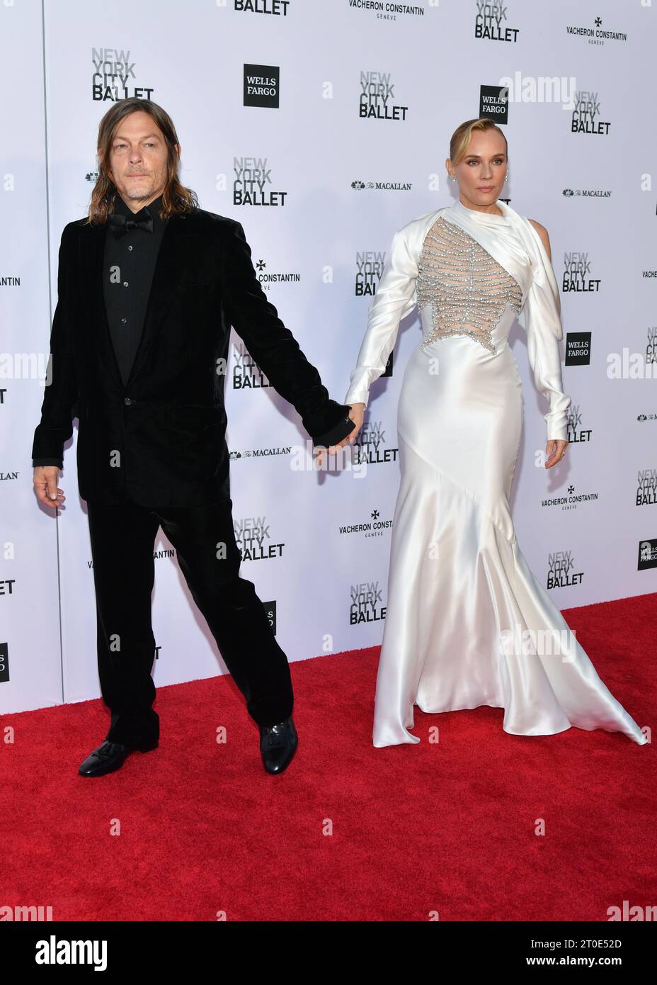 Norman Reedus und Diane Kruger nehmen am 5. Oktober 2023 an der Herbst ...