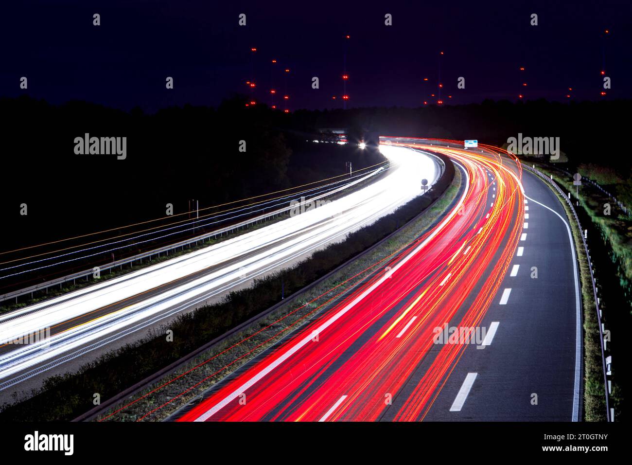 Symbolfoto Autobahn DEU/Deutschland/Brandenburg/Freienhufen, 06.10.2023 ...