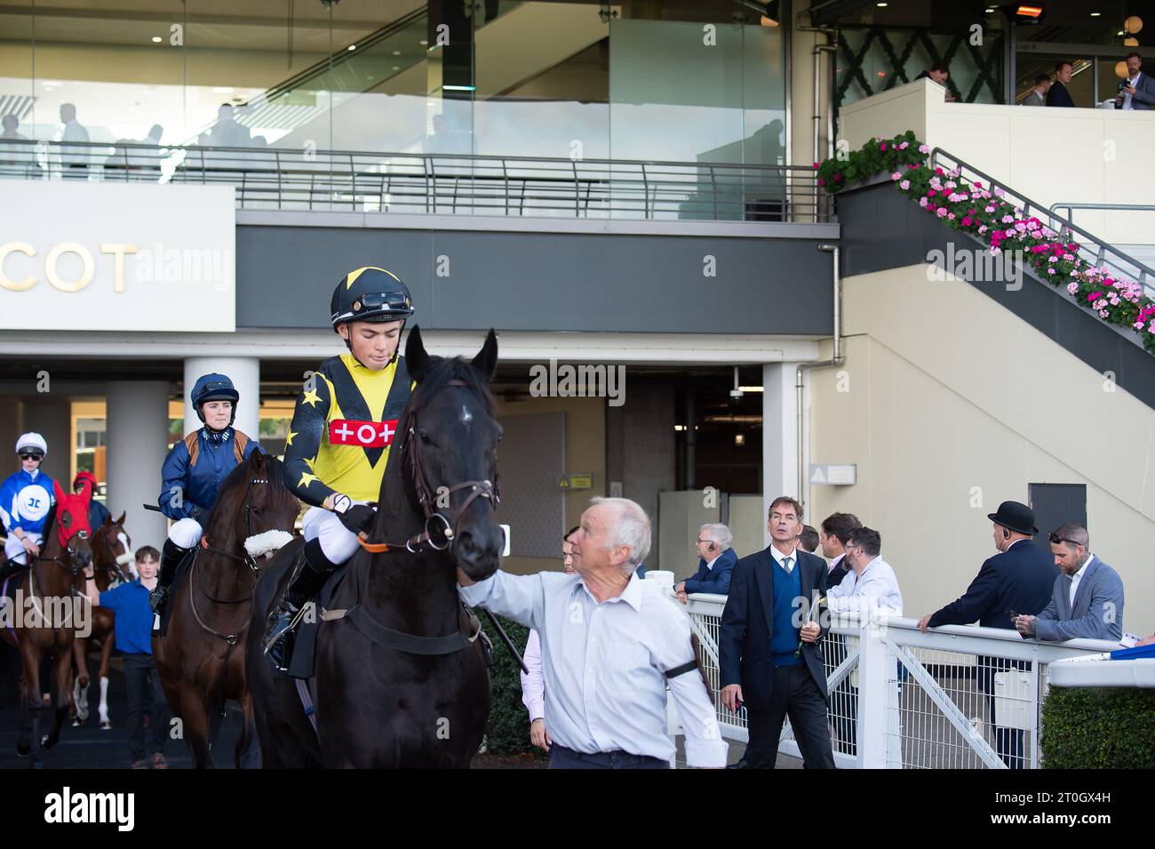 Ascot, Berkshire, Großbritannien. Oktober 2023. Frederick Daly, der von ...