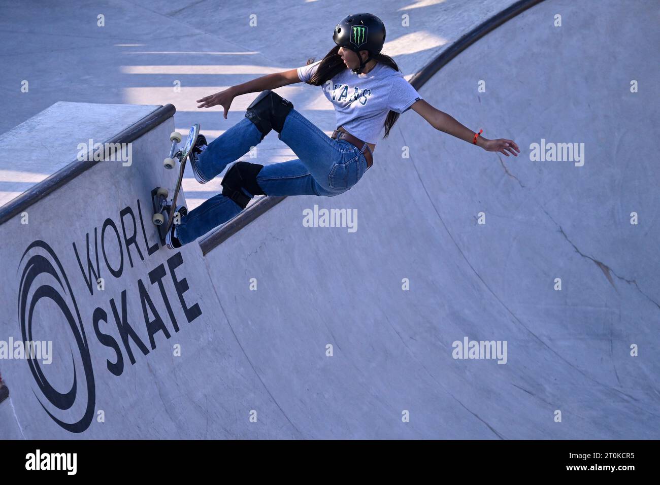 Lido Di Ostia, Rom, Italien. Oktober 2023. Kokona Hiraki aus Japan ...