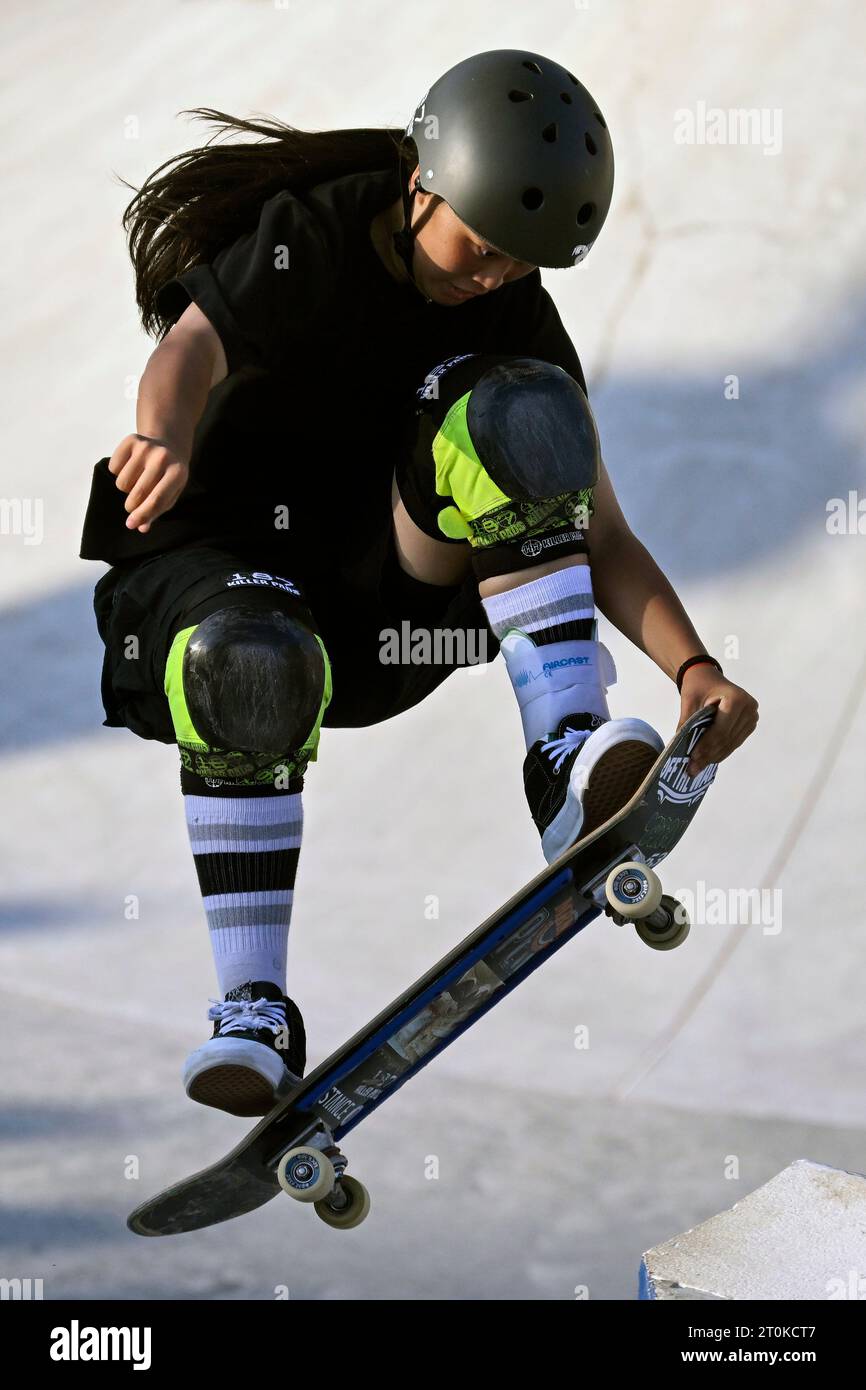 Lido Di Ostia, Rom, Italien. Oktober 2023. Hinano Kusaki aus Japan ...