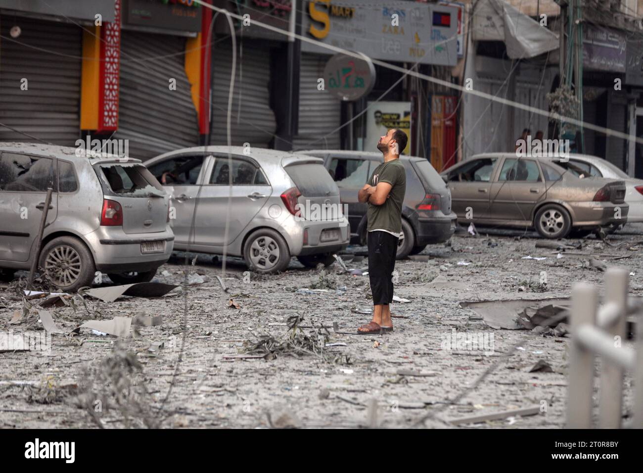Nahost-Nachrichten/Gaza/Palästinensische Gebiete eine Luftaufnahme ...