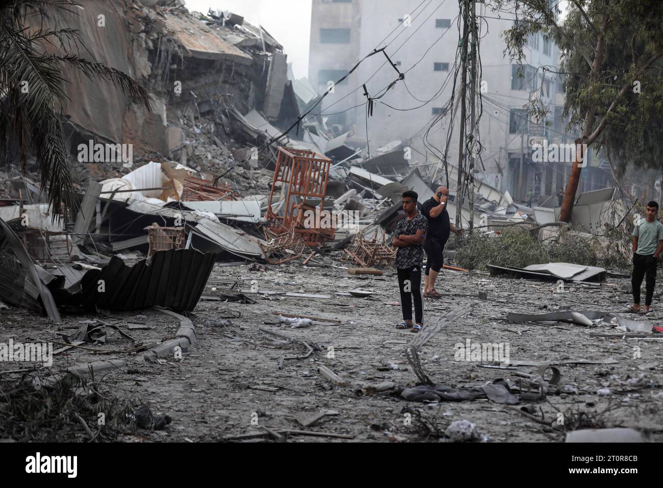 Nahost-Nachrichten/Gaza/Palästinensische Gebiete eine Luftaufnahme ...