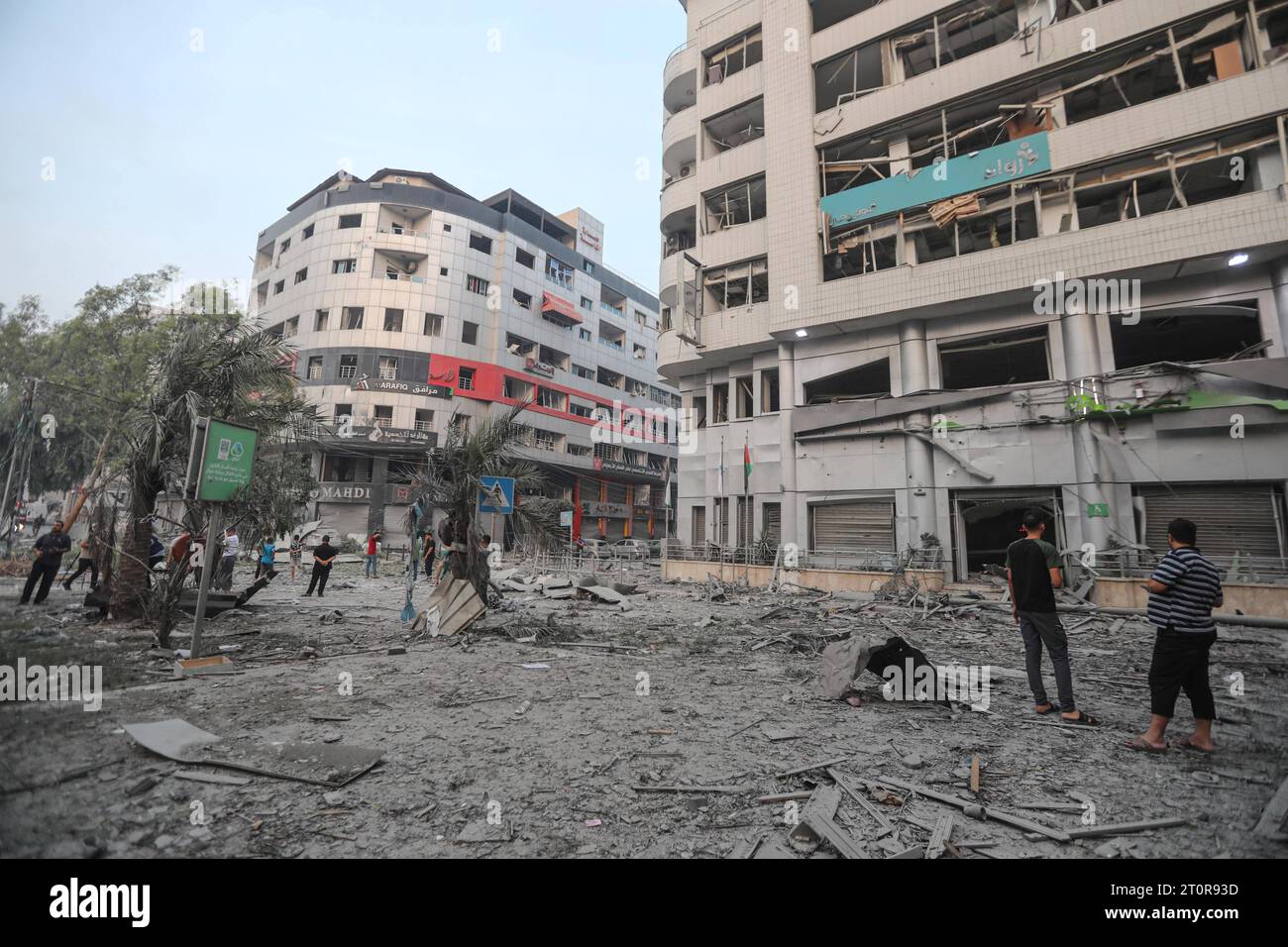 Nahost-Nachrichten/Gaza/Palästinensische Gebiete eine Luftaufnahme ...