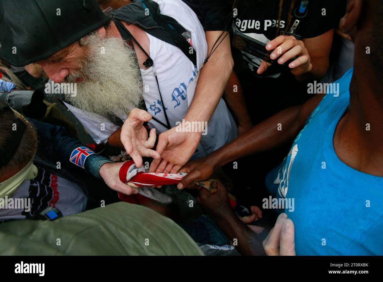 07282016: Philadelphia, Pennsylvania, USA: Mitglieder der Gruppe The ...