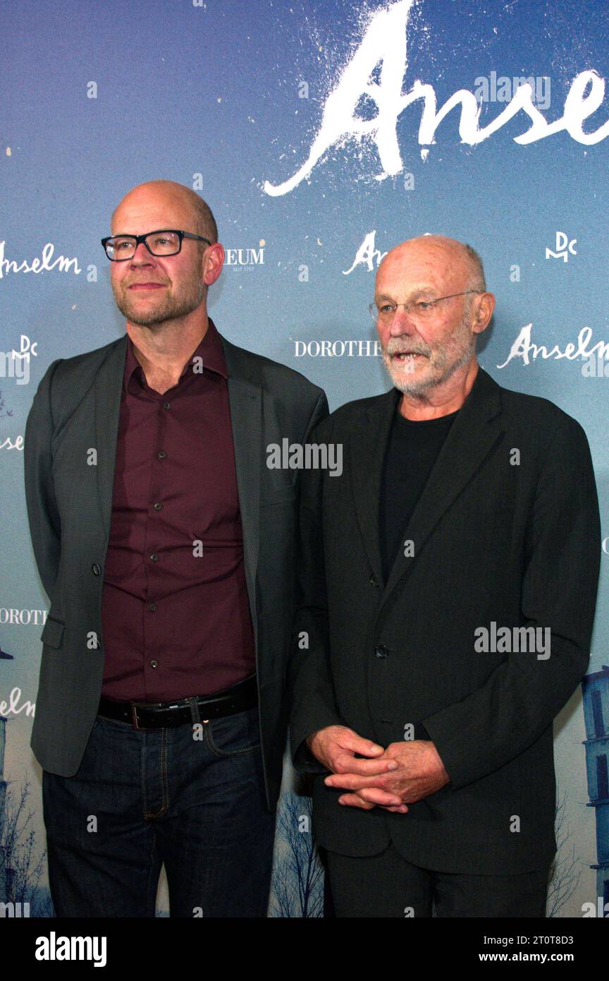 Daniel Kiefer und Anselm Kiefer bei der Premiere des Dokumentarfilms ...
