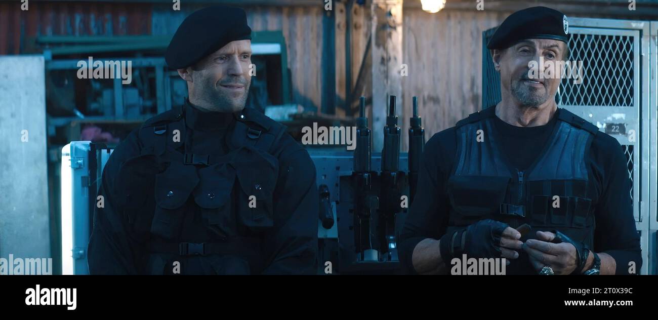 EXPEND4BLES (auch bekannt als THE EXPENDABLES 4), von links: Jason Statham, Sylvester Stallone ...