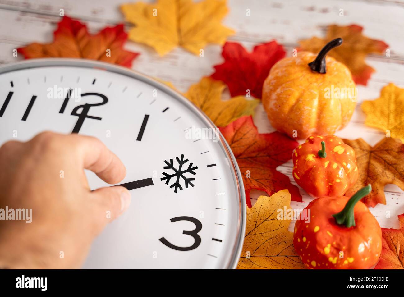 Augsburg, Bayern, Deutschland. Oktober 2023. Zeitumstellung von ...