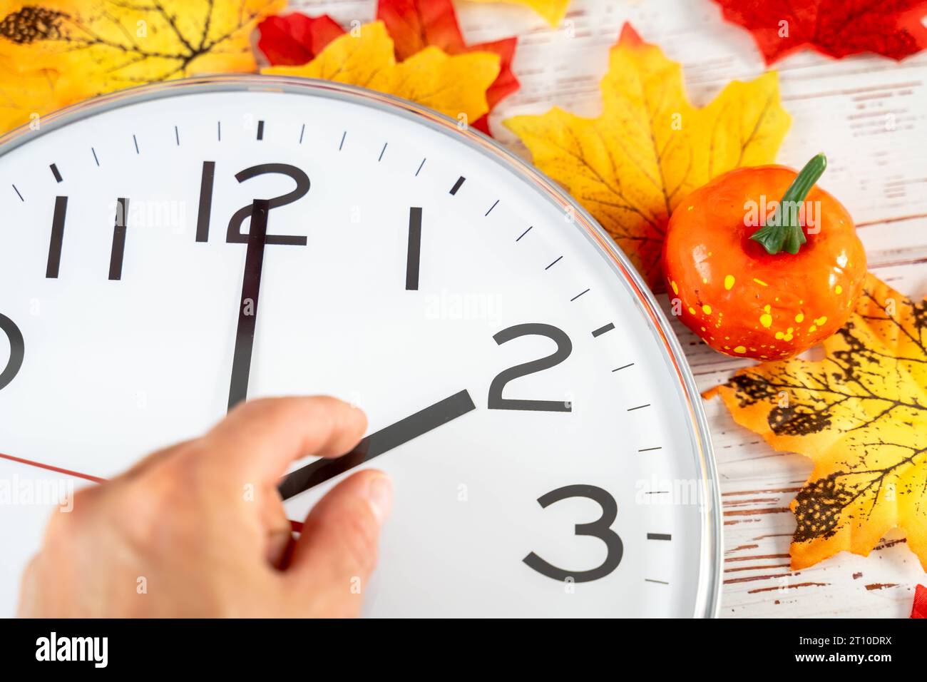 Augsburg, Bayern, Deutschland. Oktober 2023. Zeitumstellung von ...