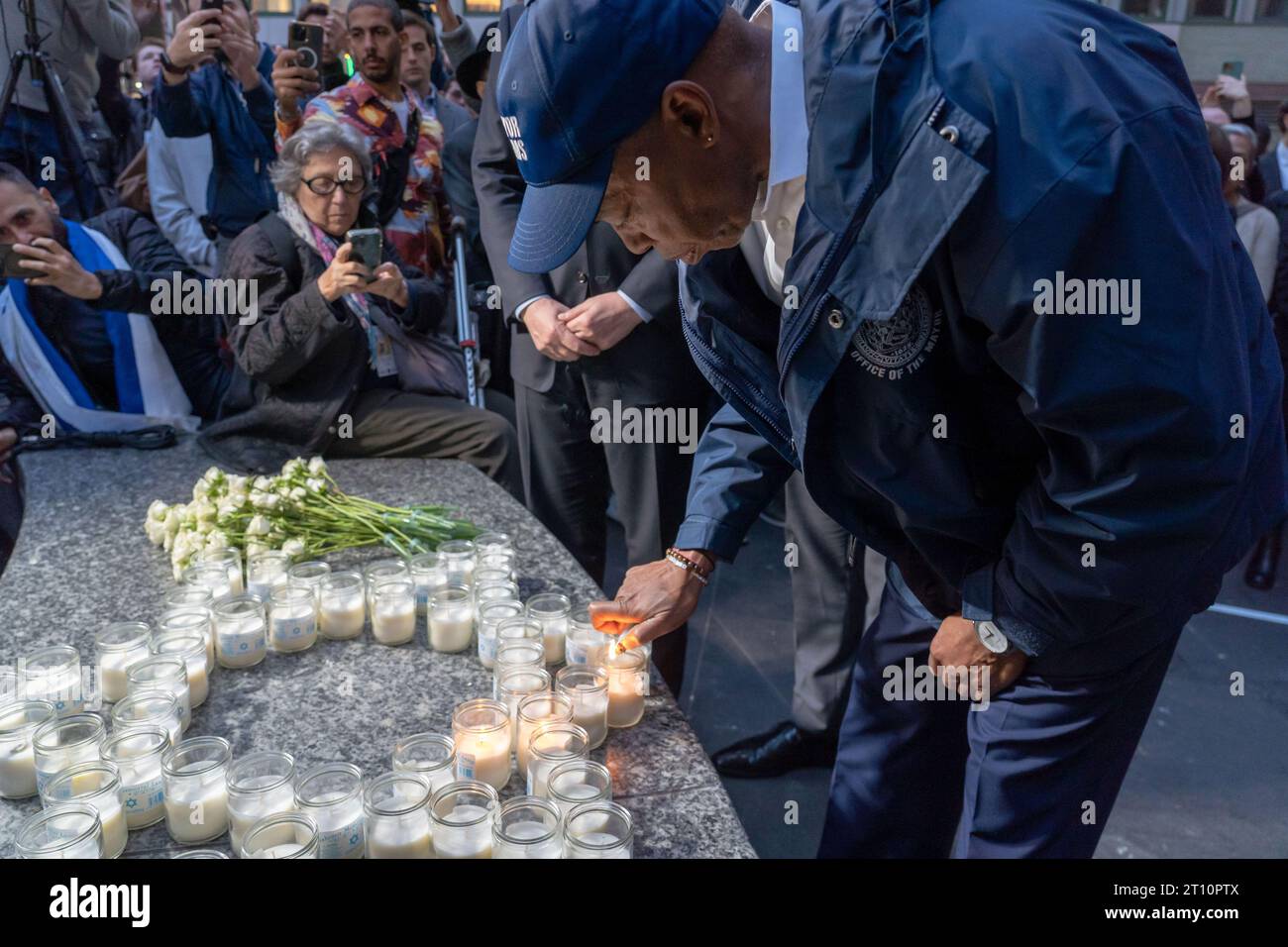 New York, New York, USA. Oktober 2023. (NEU) der Bürgermeister von New ...