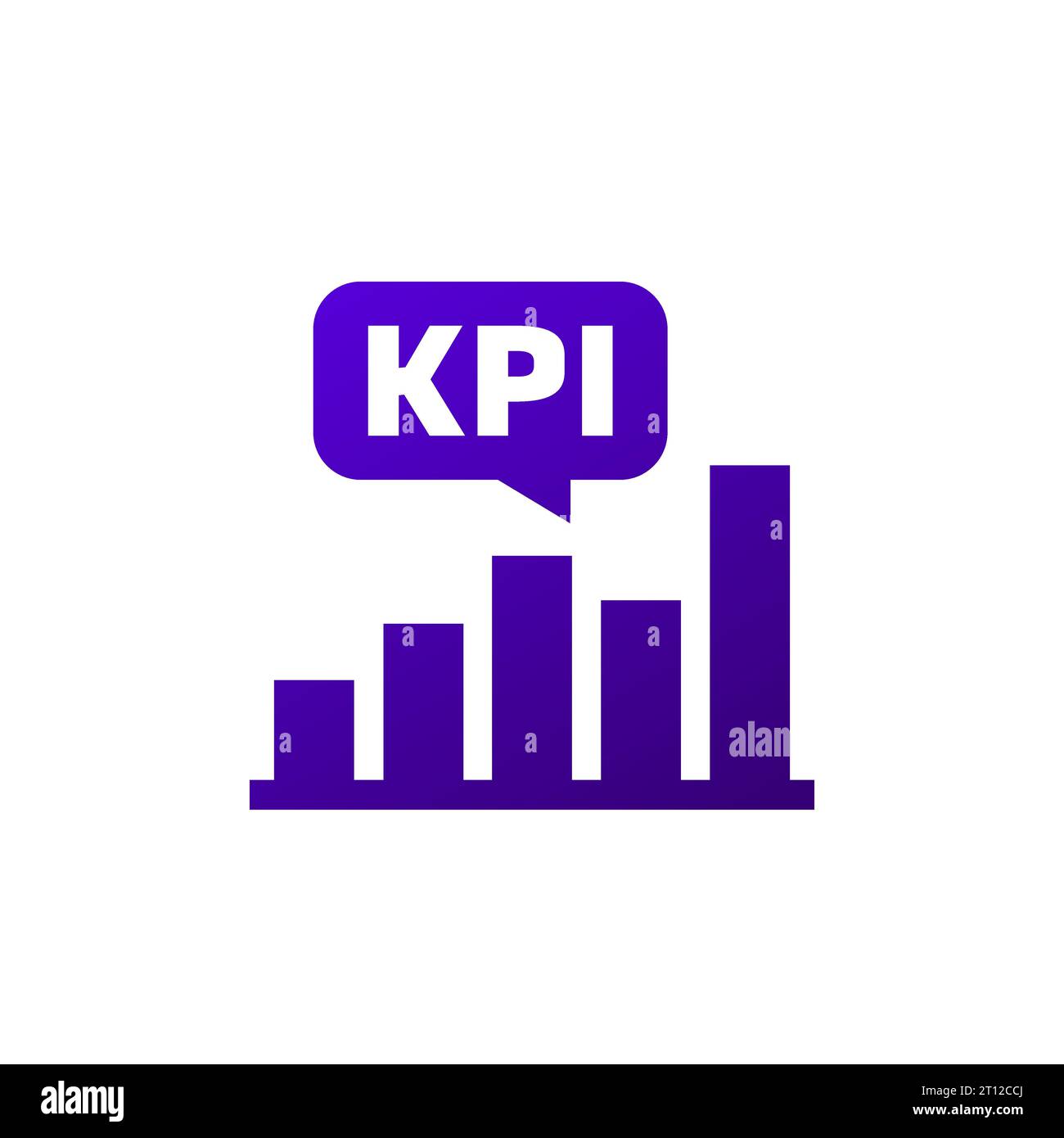 Kpi icon Ausgeschnittene Stockfotos und -bilder - Alamy