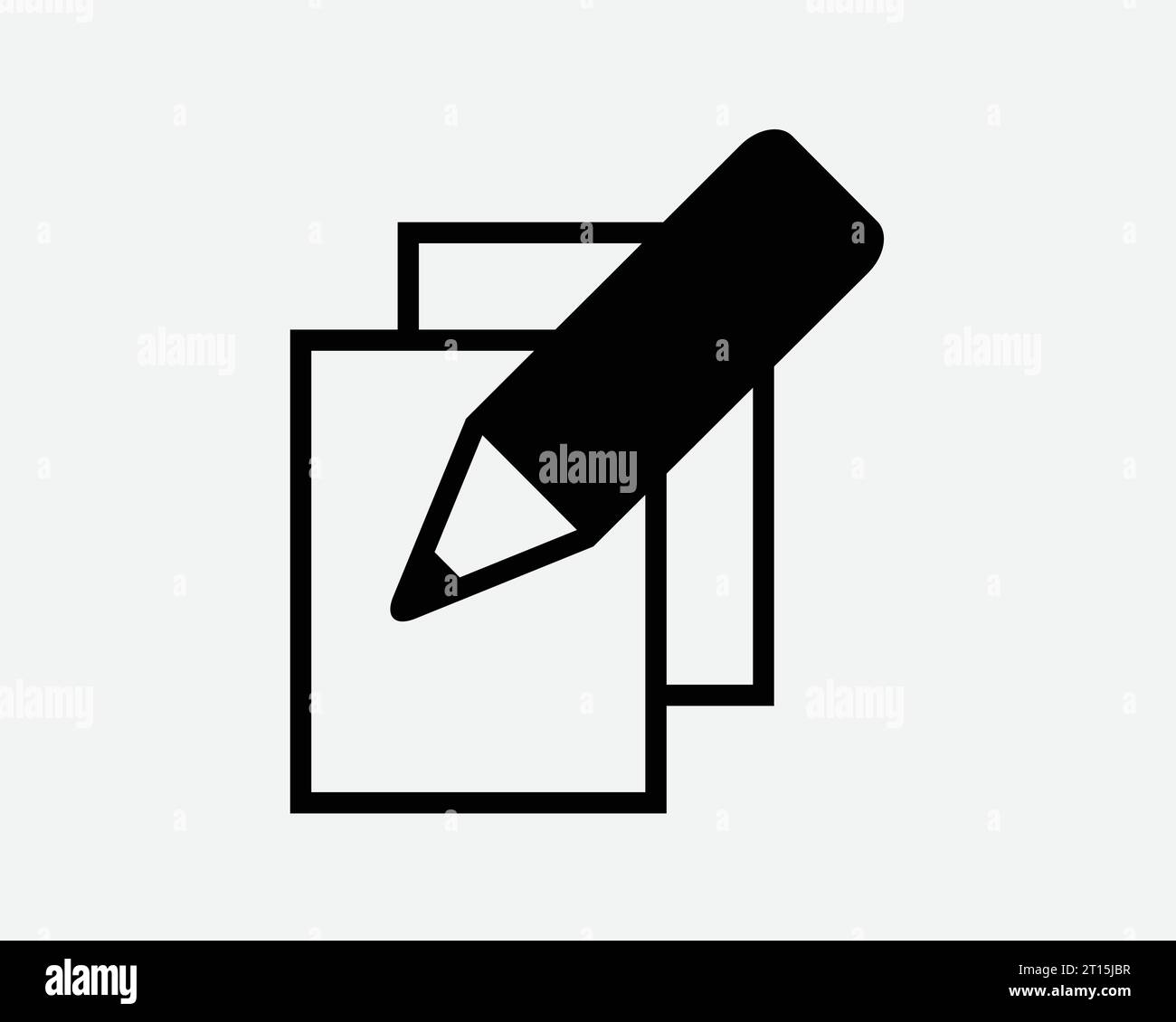 Liste vektor vektoren erstellen Schwarzweiß-Stockfotos und -bilder - Alamy